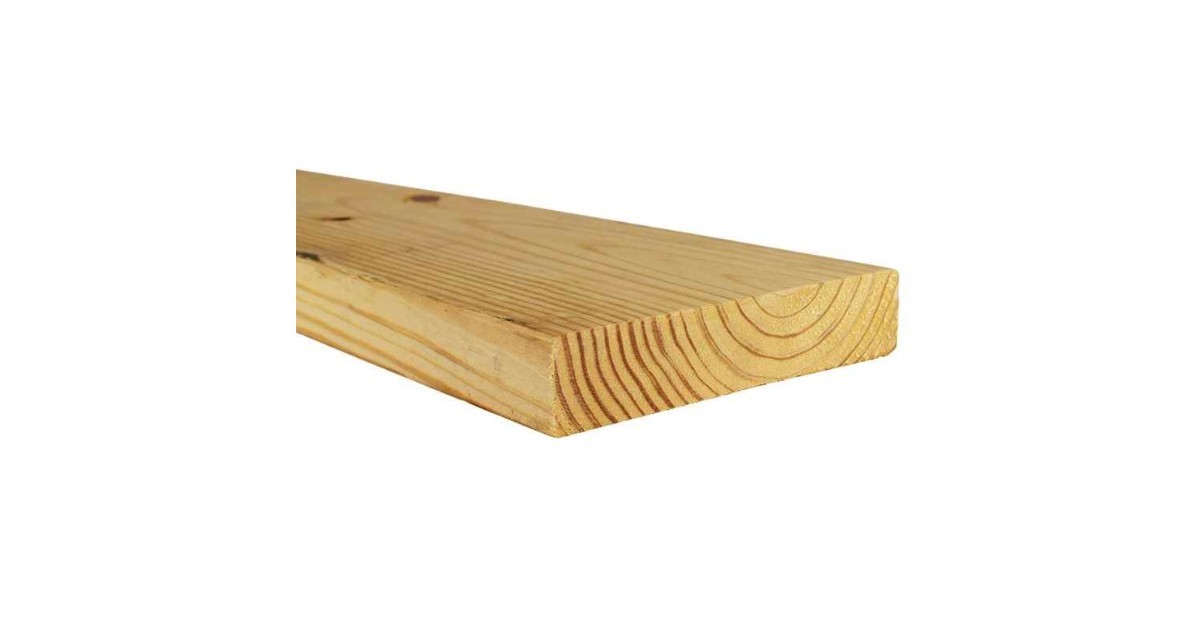 Yellow Pine Lumber - 2 X 8, 8-foot Wood Plank S4S - Dimensional Lumber ...